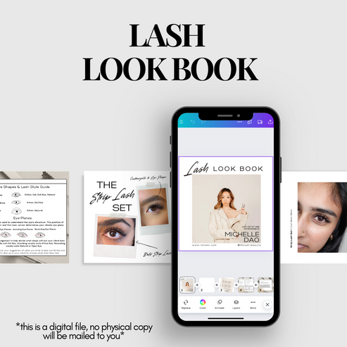 Lash Look Book: Editable Template – Lumi Beauty